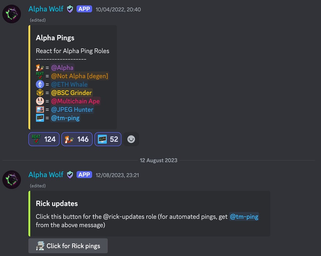 Setting up a role selector in Discord - FAQ - Talk.Markets