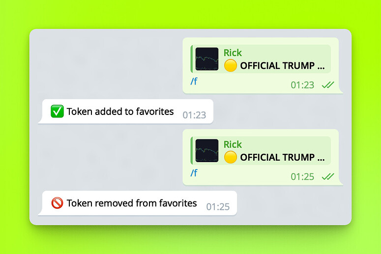 Token Favorites - Features - Talk.Markets